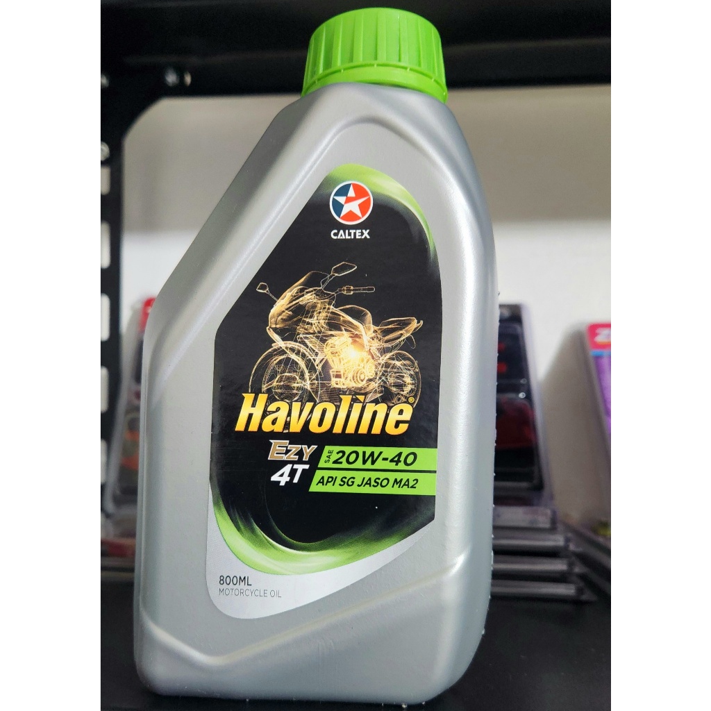 CALTEX HAVOLINE EZY 20W-40 4T 800ML AND 1 LITER | Shopee Philippines