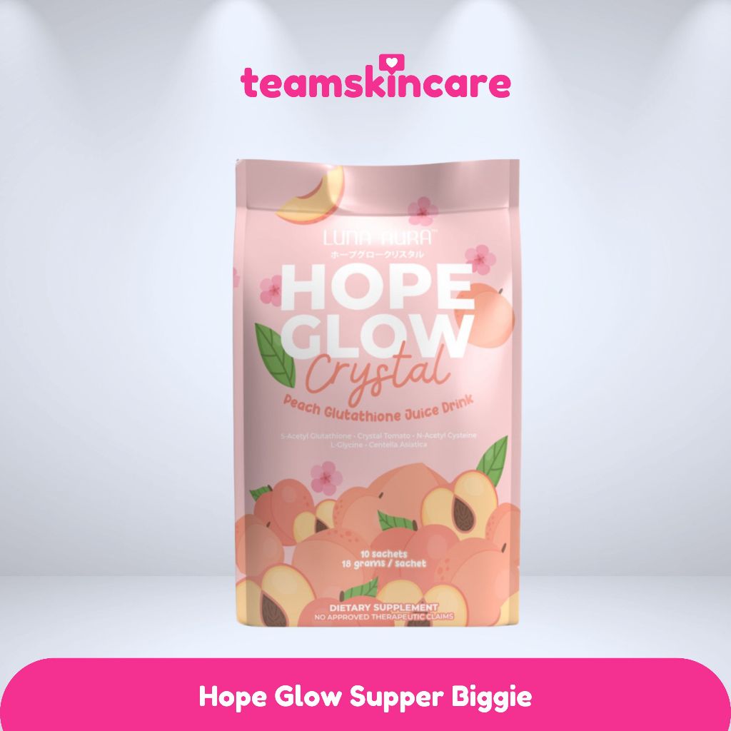 Hope Glow Crystal Super Biggie by Luna Aura Glutathione Drink Capsule ...