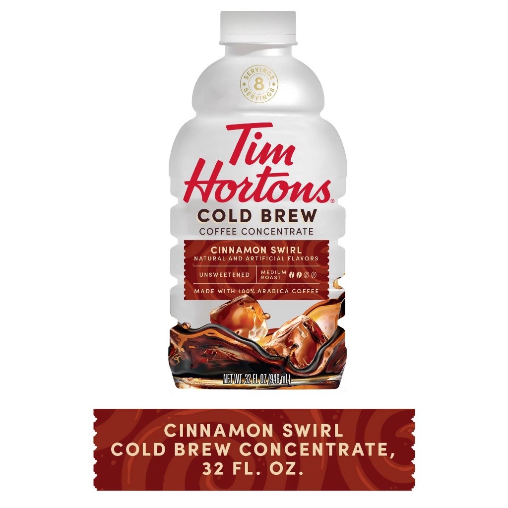 Tim Hortons Cinnamon Swirl Cold Brew Coffee Concentrate, 32oz. | Shopee ...