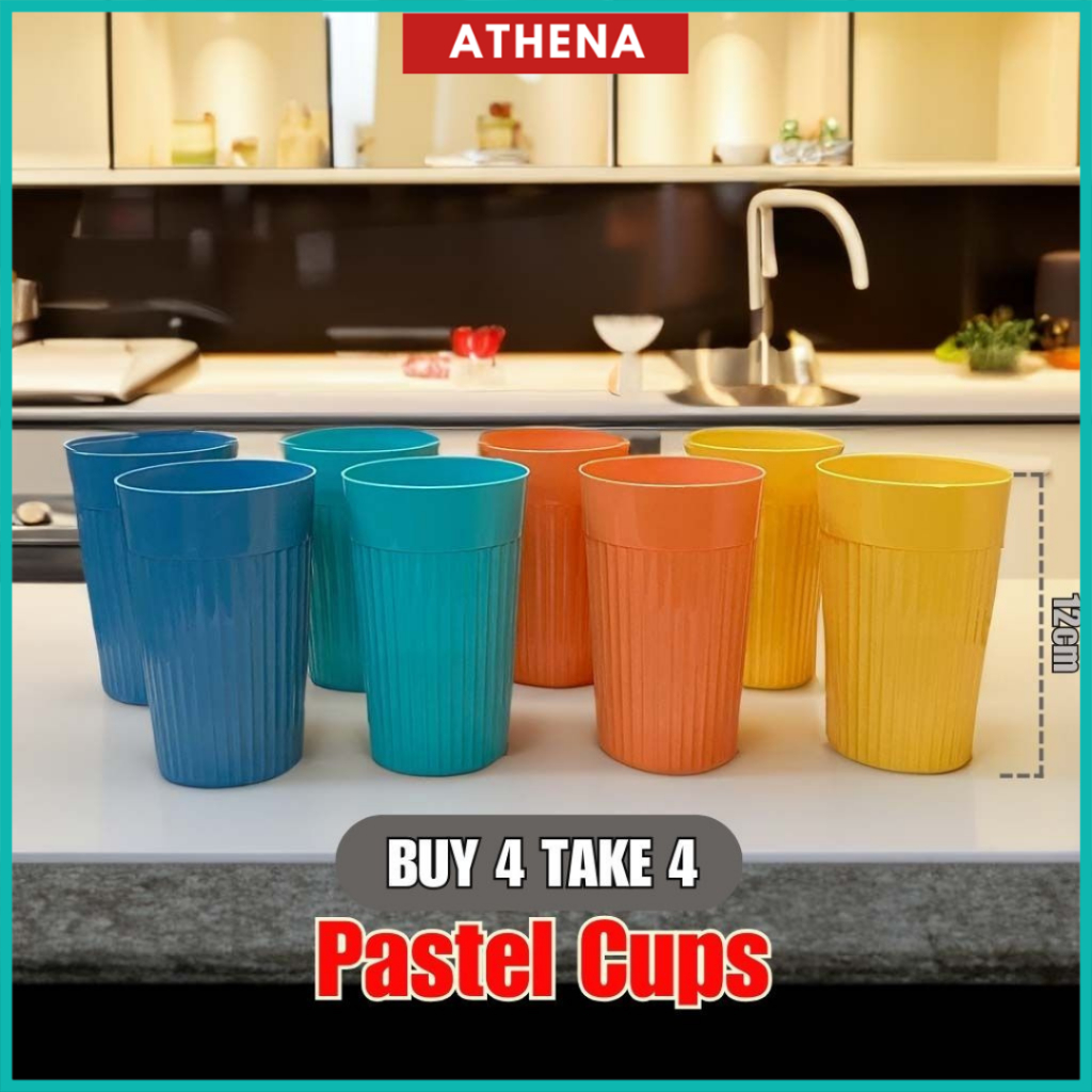 8PCS Design Plastic Reusable Cup Kitchen Dining Picnic Party Plastic ...