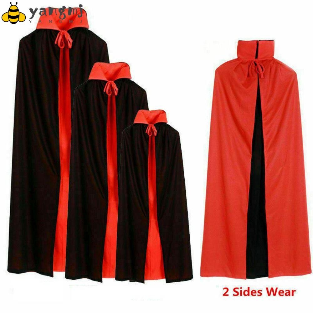 YANGMJ Vampire Cape / Dracula Cape Cloak Kid & Adult Size Halloween ...