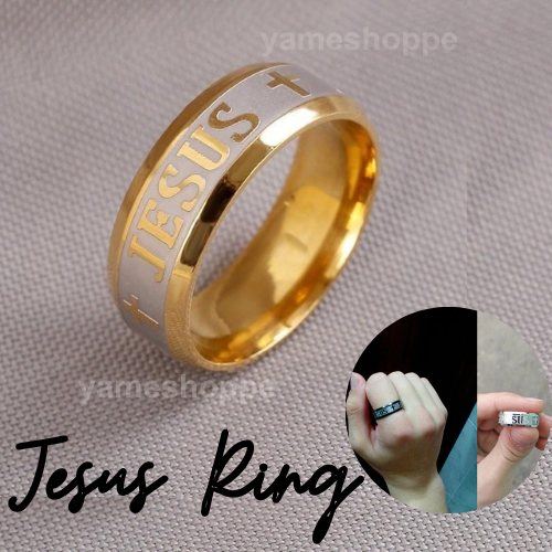 lazPick Jesus Faith Ring Stainless Steel For Men & Women Non Tarnish ...
