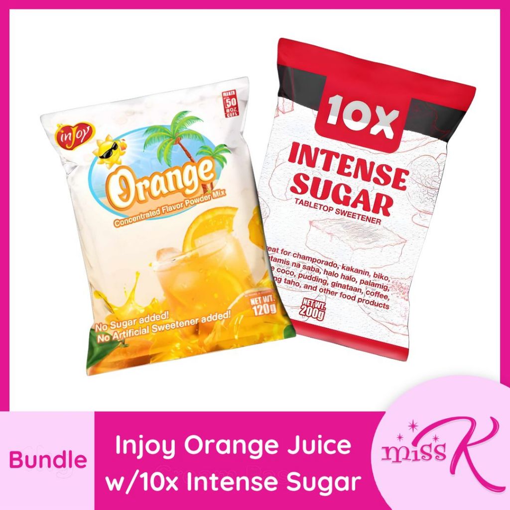 Injoy Orange Juice | Concentrated Powdered Juice with 10x Intense Sugar ...
