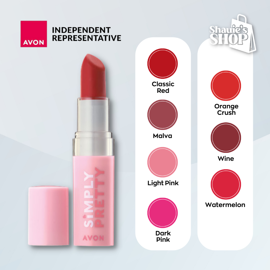 AVON Simply Pretty Matte Lipstick 4 g | Shopee Philippines