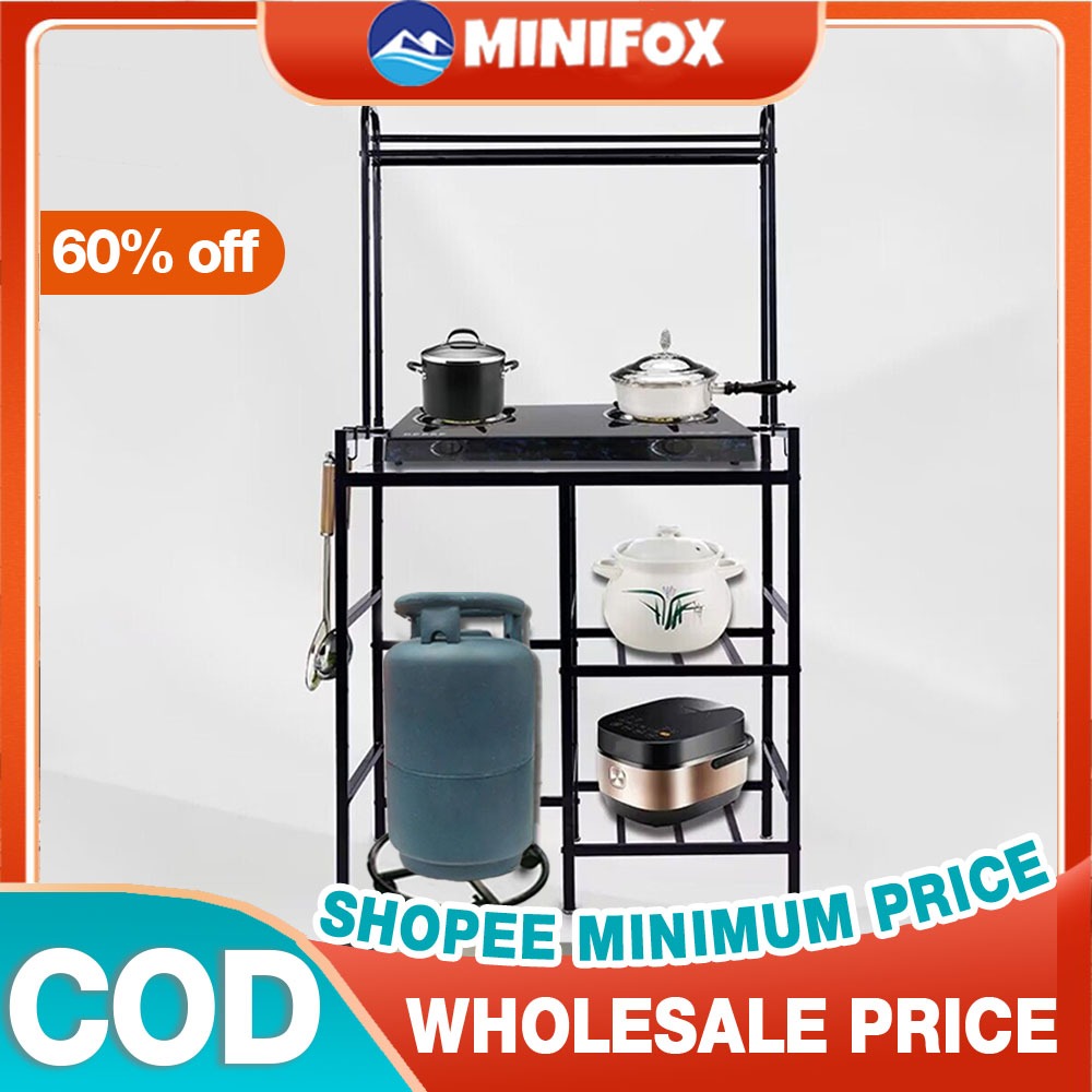 Gas Stove Stand Heavy Duty Kitchen Organizer Rack Kitchen Storage Rack ...