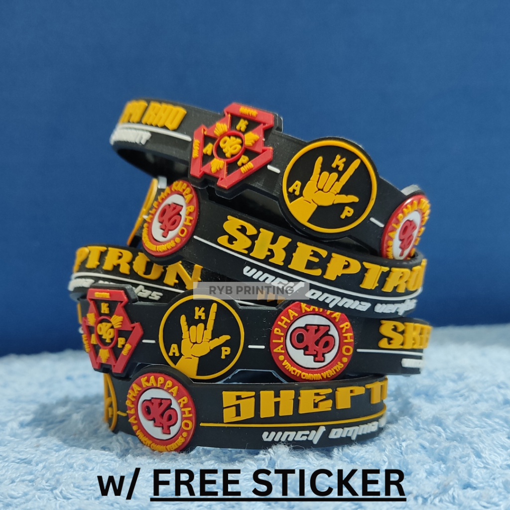 ALPHA KAPPA RHO AKP AKHRO Baller Skeptron Band Wristband Baller (NEW ...