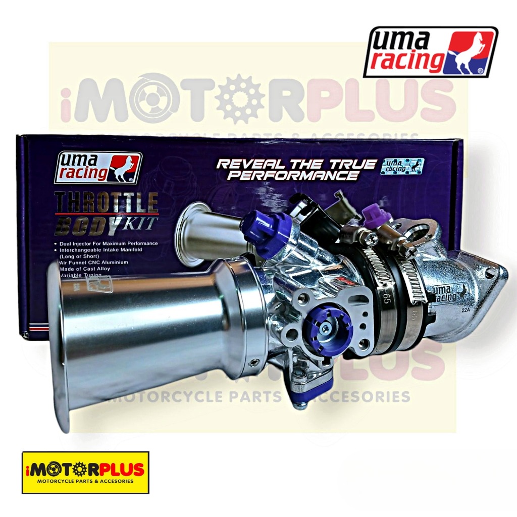 UMA RACING THROTTLE BODY KIT Y15ZR/SNIPER 150 32mm/34mm/36mm/38mm ...