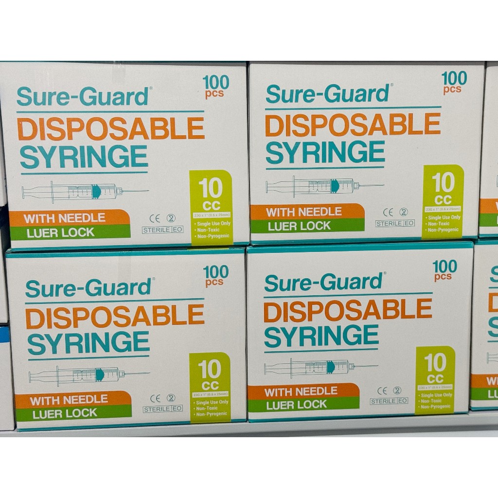 10cc Syringe Disposable Sureguard 100pcs | Shopee Philippines