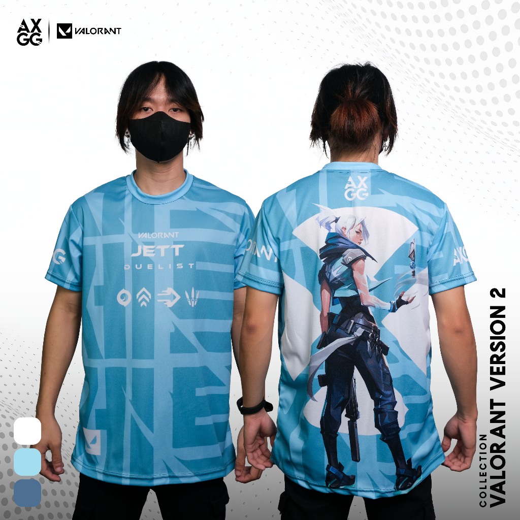 AXGG "Valorant - Jett" Gaming T-Shirt | Shopee Philippines