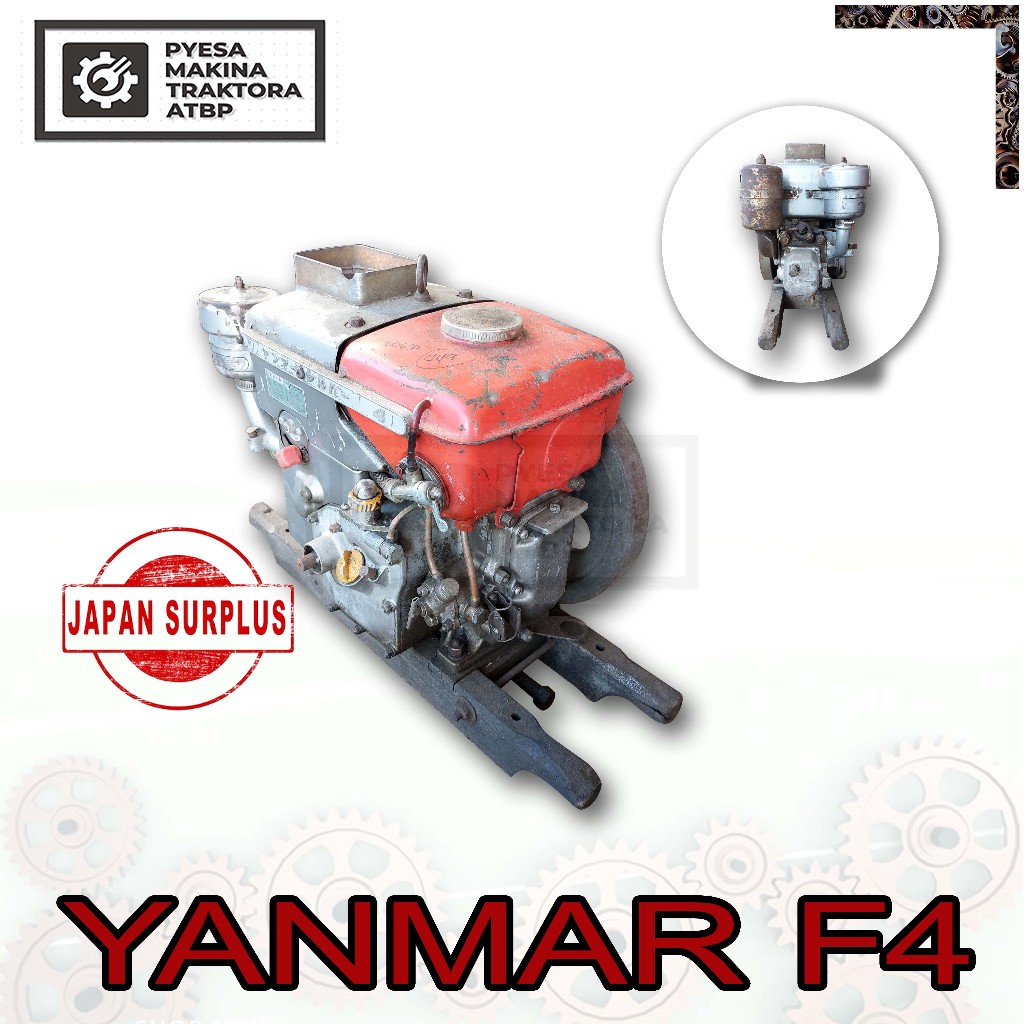 Japan Surplus Engine Unit F4 Yanmar Water-Cooled Diesel Engine | Shopee ...