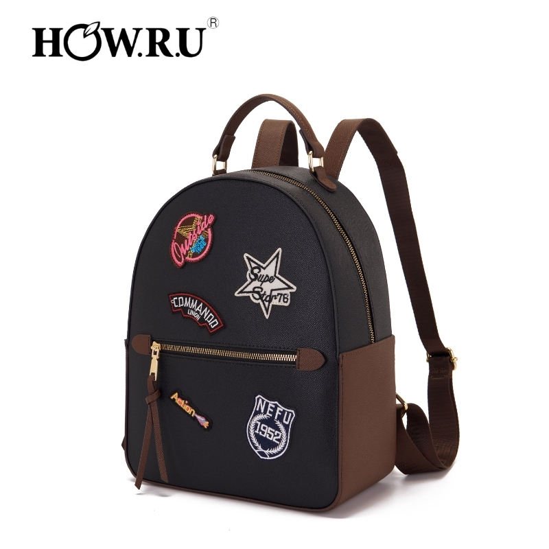 How.R.U Korean Women Bag Floral Print Handbags Casual Anti-Theft ...