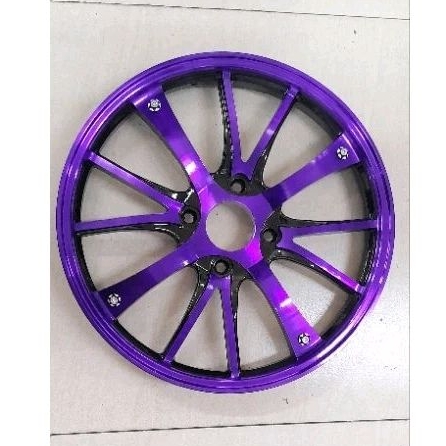 Sidewheel mags Takasago Crosshair Black Violet with hub and bearing ...