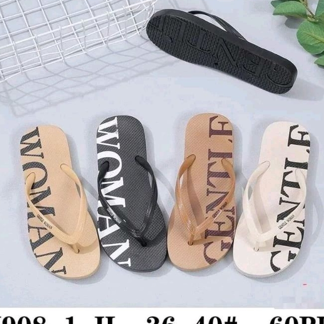 New Gentle Woman Plain Slippers with Pouch ang Hanger | Shopee Philippines