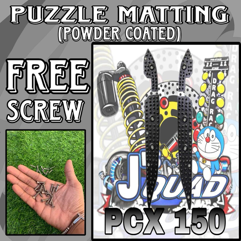 HONDA PCX 150 ALLOY MATTING(powder coated) w/ FREE SCREW | Shopee ...