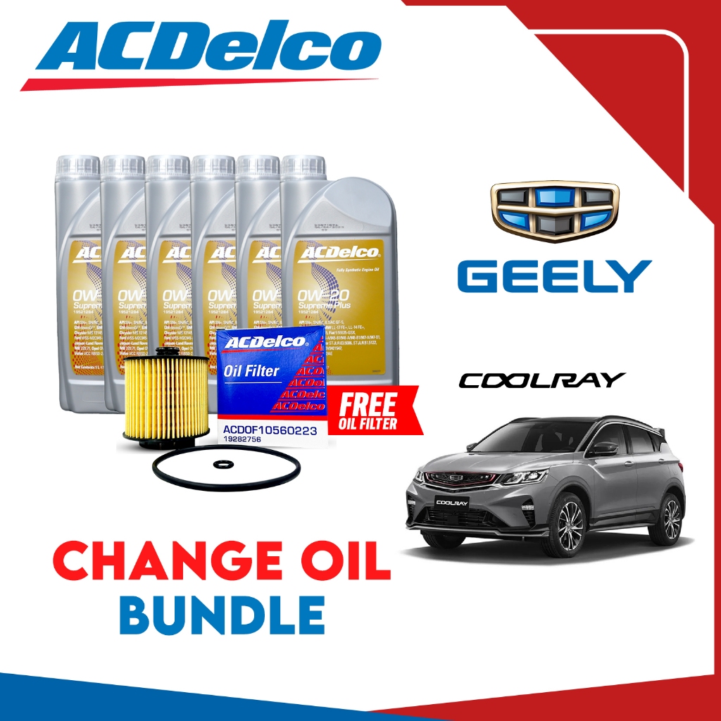 ACDelco Change Oil Bundle for Geely Coolray / Geely Okavango / Geely ...