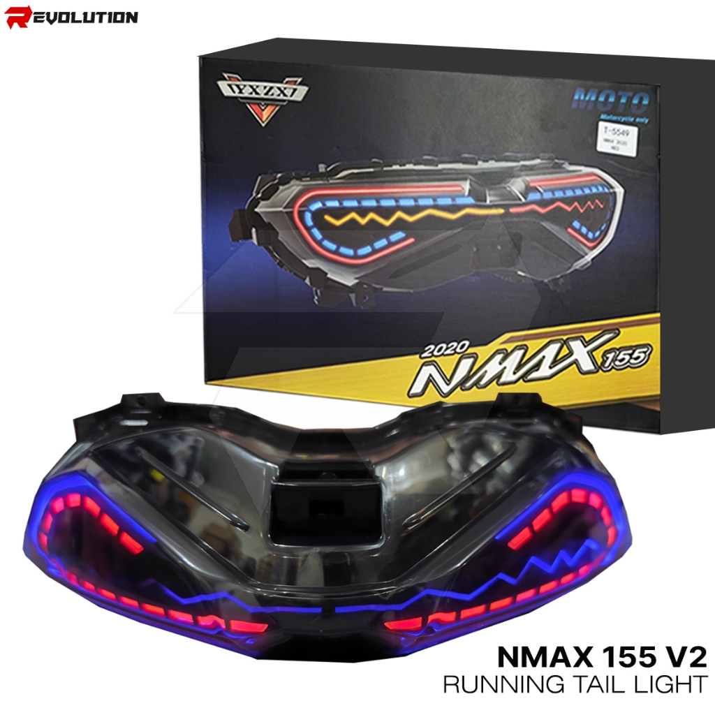 Yamaha NMAX 155 2020 and 2021/V2 Running Tail Light LED Signal Light ...