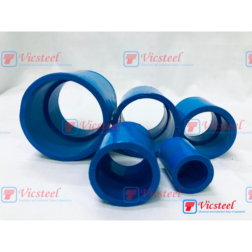 Emerald Blue Coupling Blue Fittings PVC Water Pipe 1/2 to 1 1/4 inches ...