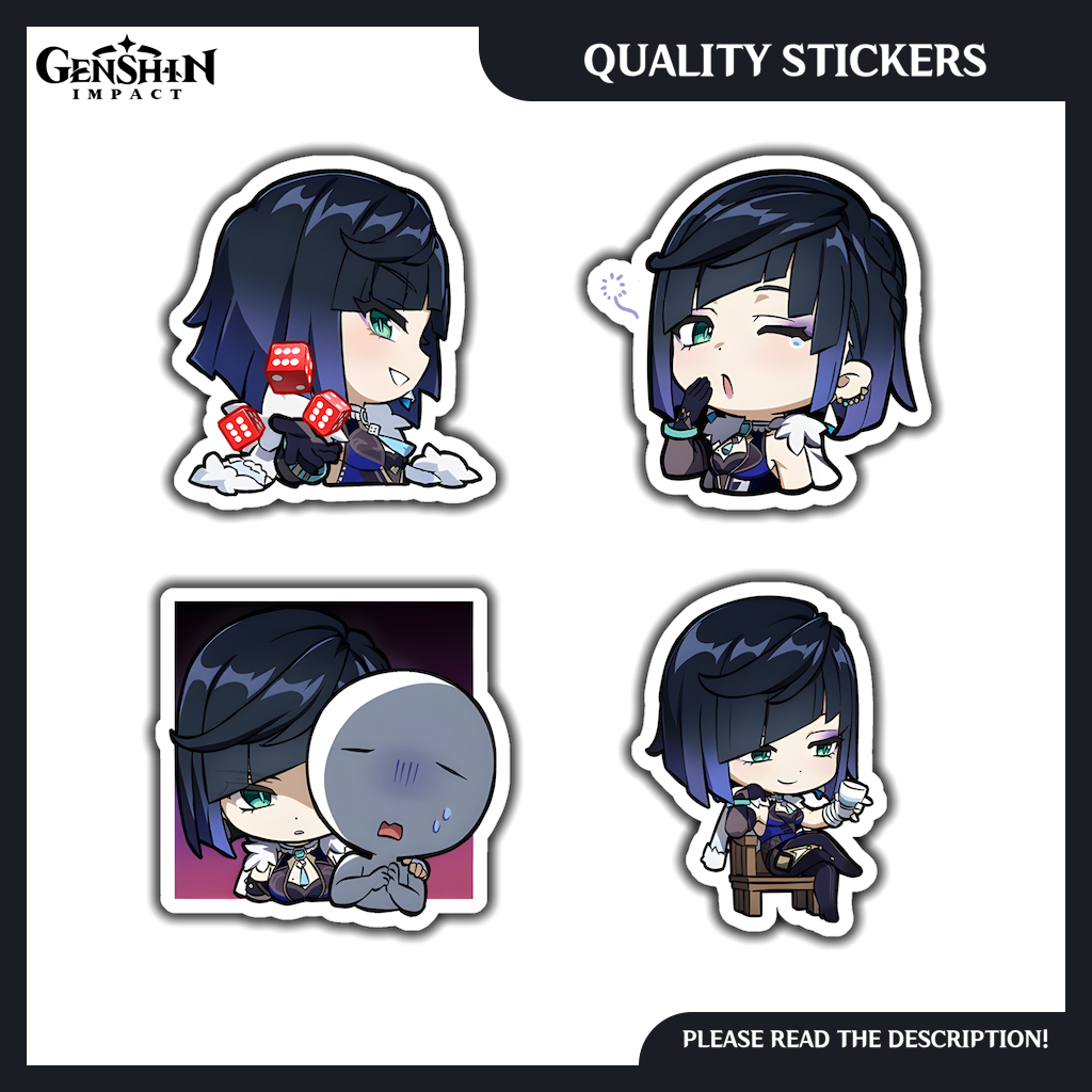 Yelan - Genshin Impact Emoji Stickers | Shopee Philippines