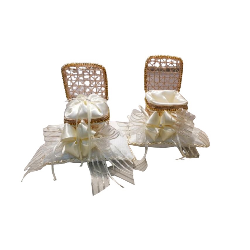 Pillow Native Set for Ring & Arrhae (Ecru/Gold) | Shopee Philippines