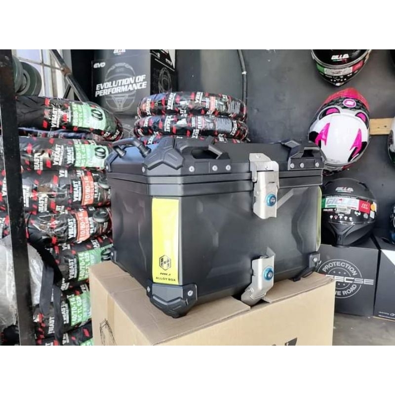 HNJ Coffer 45L ABS Hard Plastic Top Box | Shopee Philippines