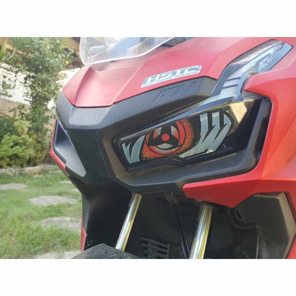 Honda ADV 160 Winker/Headlight Decal Sticker Semi-transparent Sharingan ...