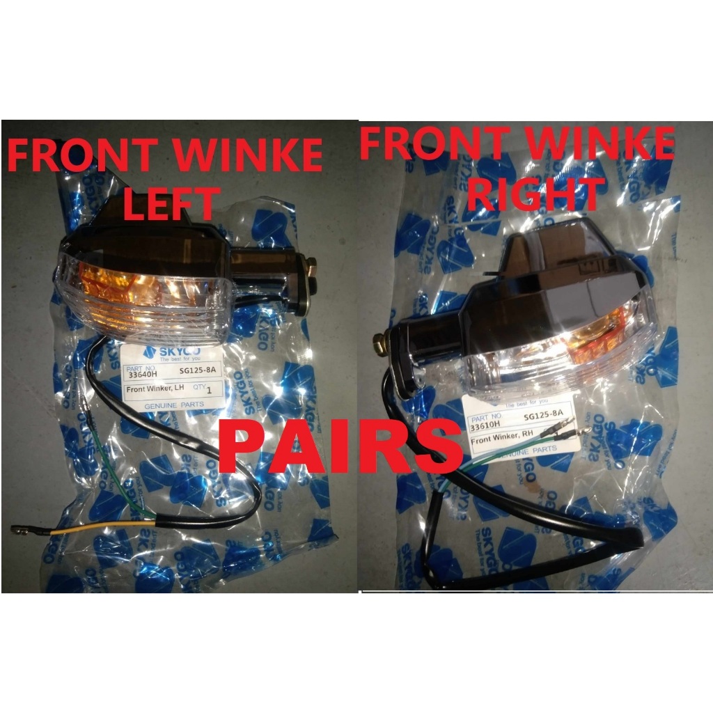 skygo front flasher "pairs" fit for honda tmx155/tmx 125/euro daan hari ...