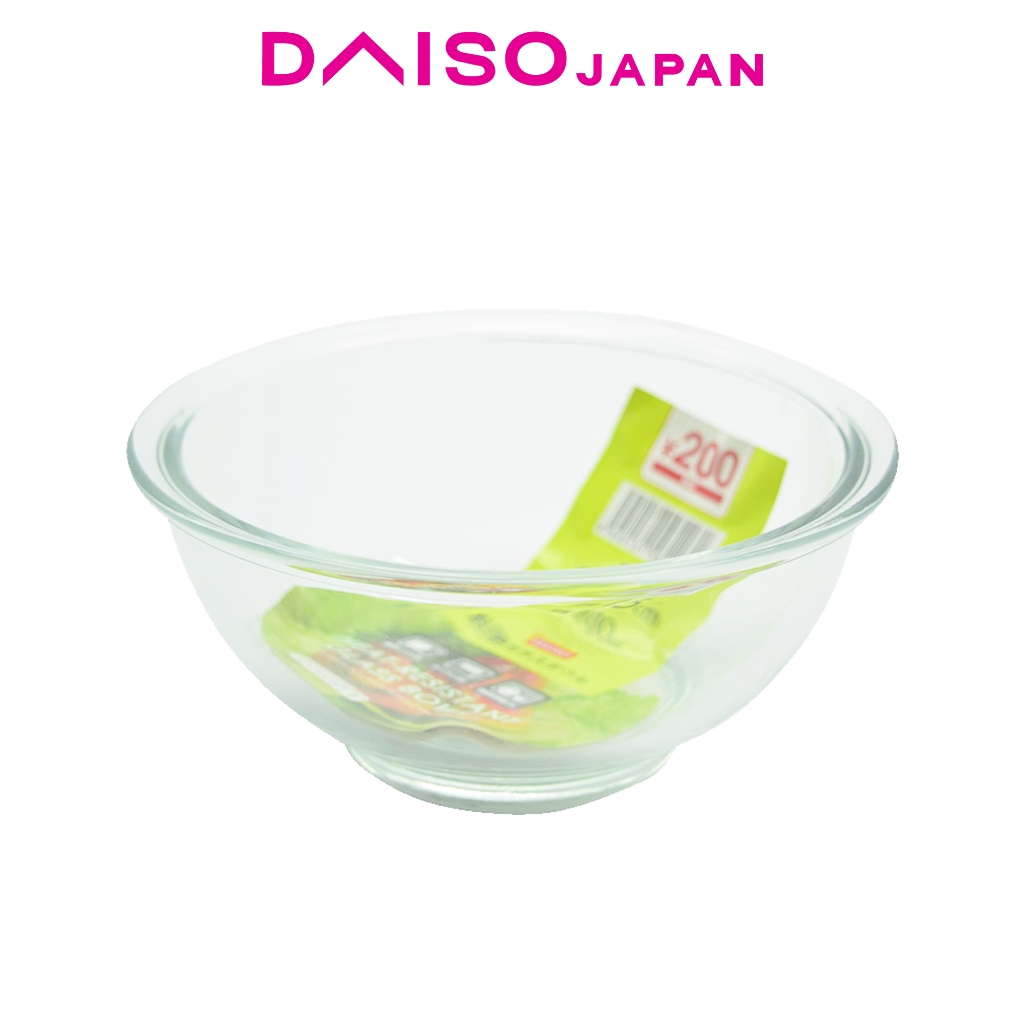 Daiso Heat Resistant Glass Bowl (880ml) | Shopee Philippines