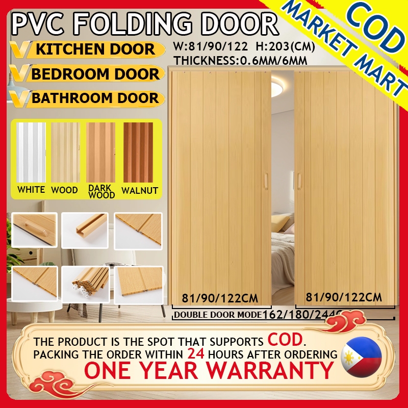PVC Sliding door PVC Folding Door Household Partition Accordion Folding ...