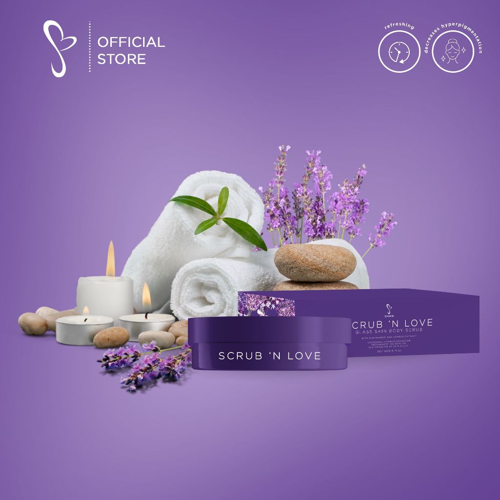 Scrub 'N Love Saskin ( Glass Skin Body Scrub) | Shopee Philippines