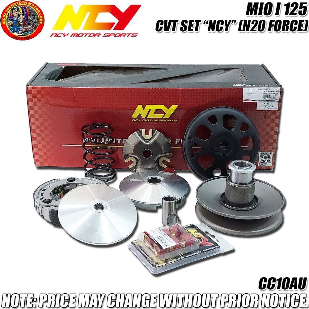MIO I 125 CVT SET "NCY" (N20 FORCE) (CC10AU) | Shopee Philippines