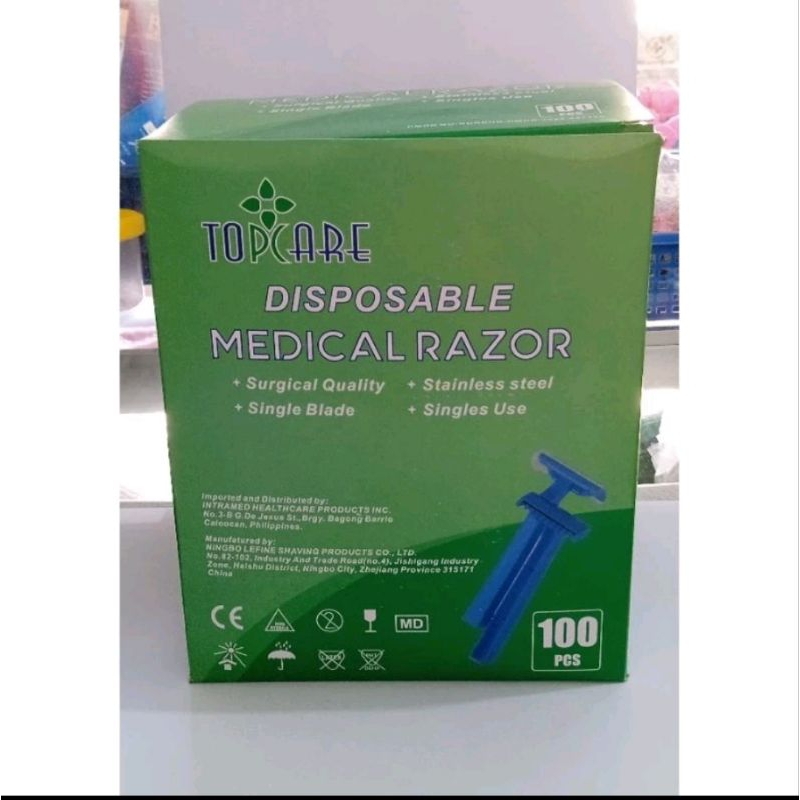 DISPOSABLE MEDICAL RAZOR 1PC.(TOPCARE) | Shopee Philippines