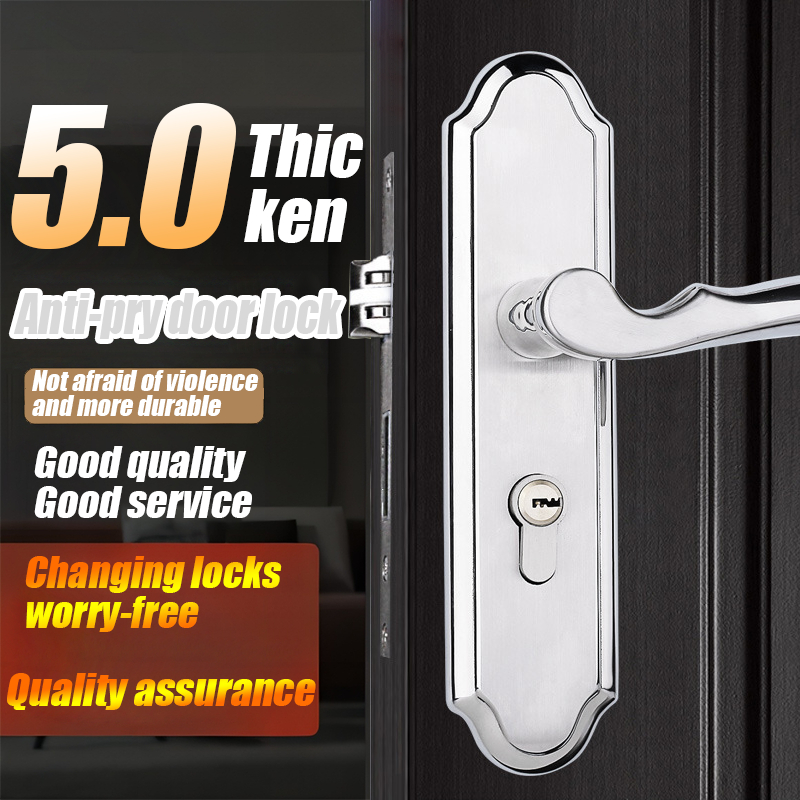 304 Stainless Steel Door Lock Heavy Duty Mute European Style Master ...