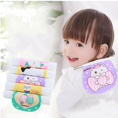 Baby Back Towel Sweat Towel Sweat Absorber Cartoon Baby Gauze Absorb ...