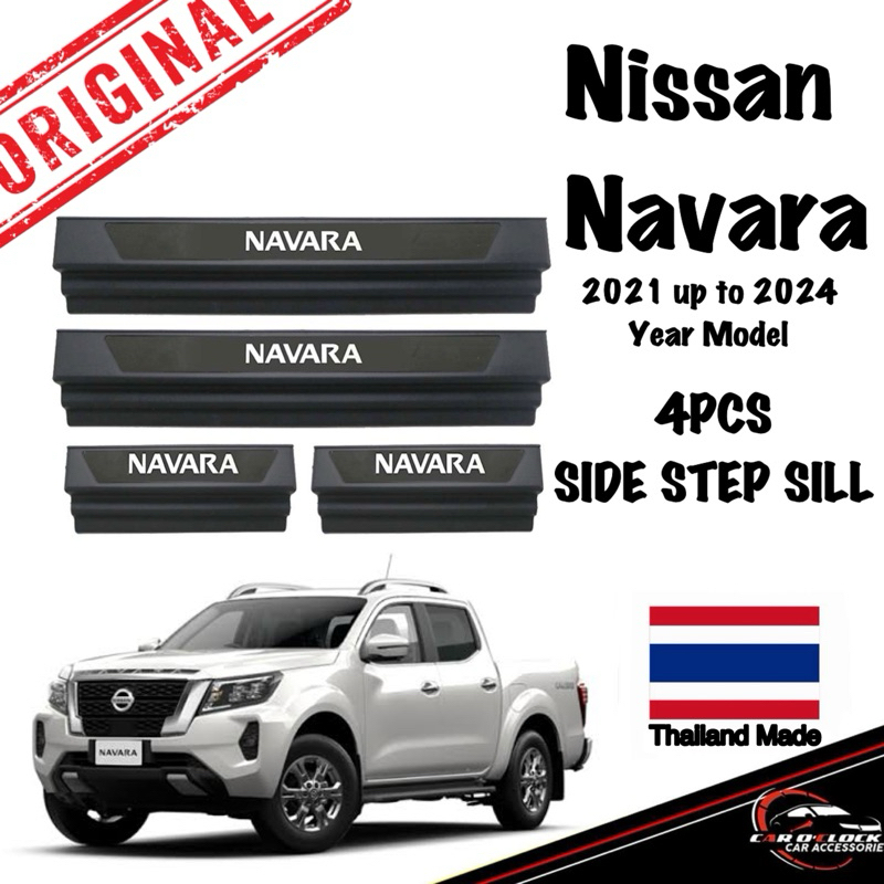 Nissan Navara VE Calibre 2021 2022 2023 2024 Side Stepsill 4pcs ...