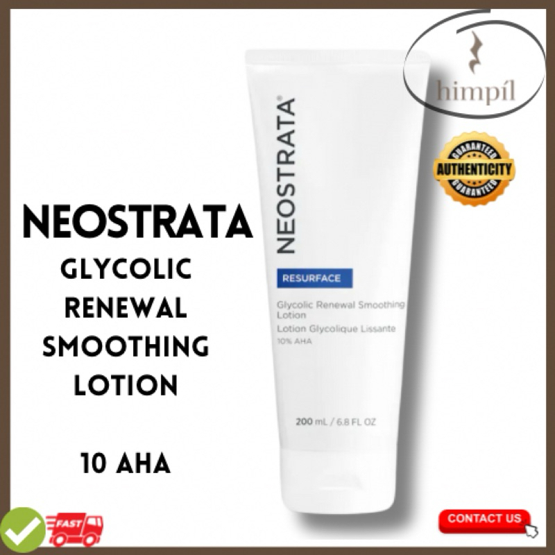 NEOSTRATA GLYCOLIC RENEWAL Smoothing Lotion 10 AHA 200ml Glycolic Acid ...