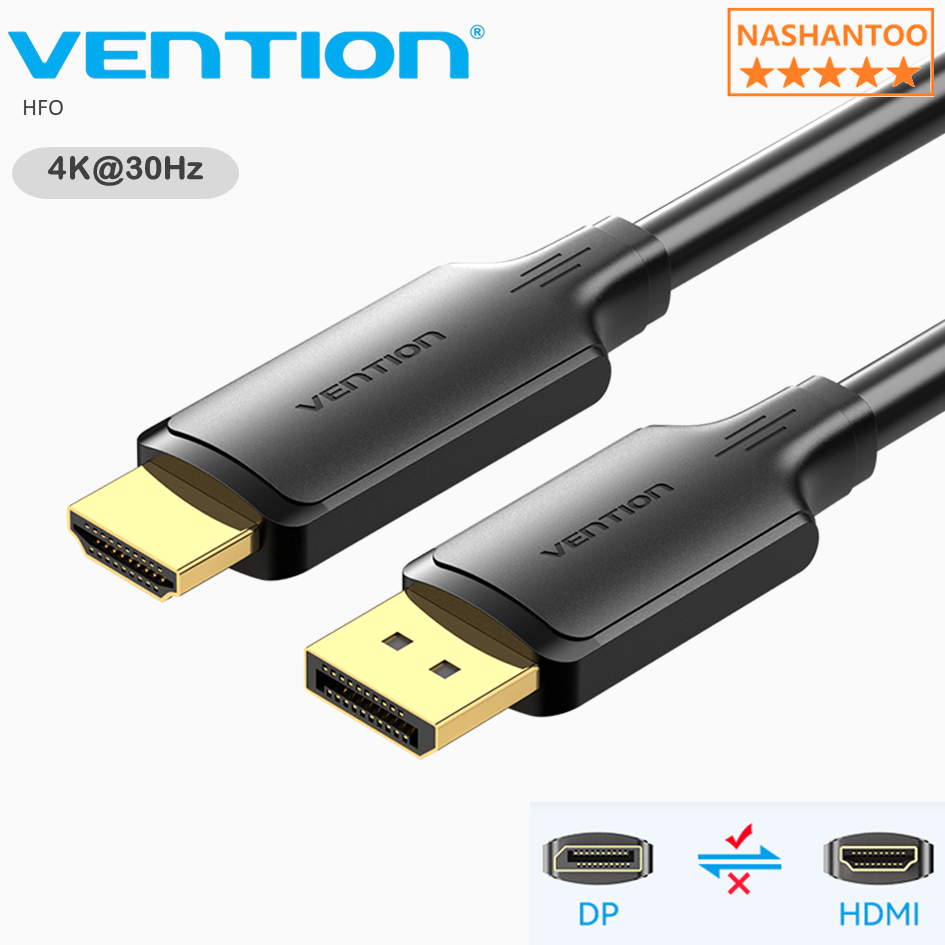 Vention DisplayPort Male to HDMI-AMale HD Cable Stream High-definition With 4K High-performance ...