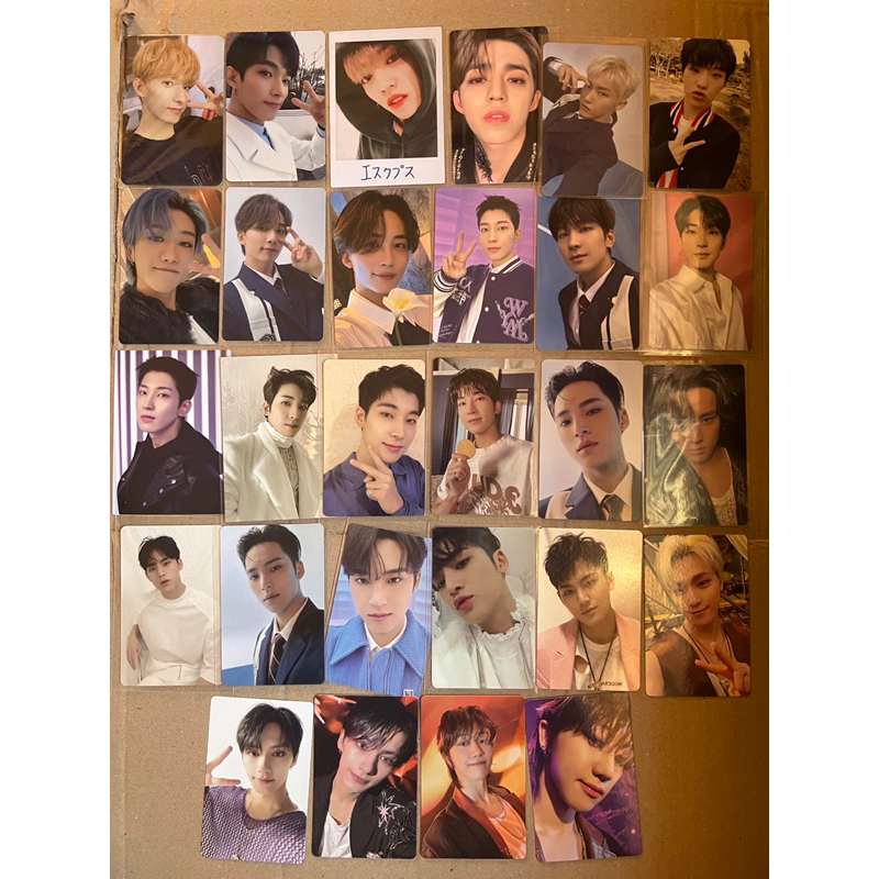 Seventeen Scoups Jeonghan Jun Hoshi The8 DK Wonwoo Mingyu official photocards pc trading card ...
