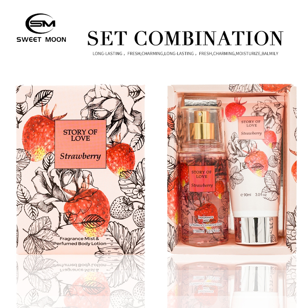 Sweet Moon Perfume For Woman Long Lasting 88ML Perfume and Body Lotion ...