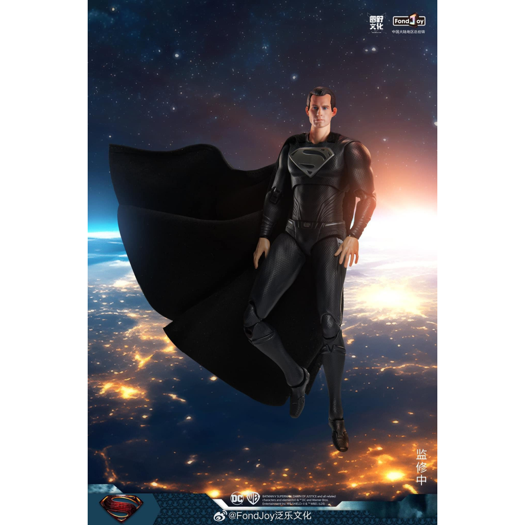 Fondjoy 1/9 DC Black Superman Cavill | Shopee Philippines