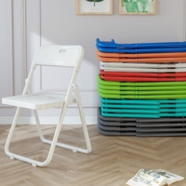 chair Folding Chair Study Office Chair KOREA STYLE #YQ3 (RANDOM COLOR ...