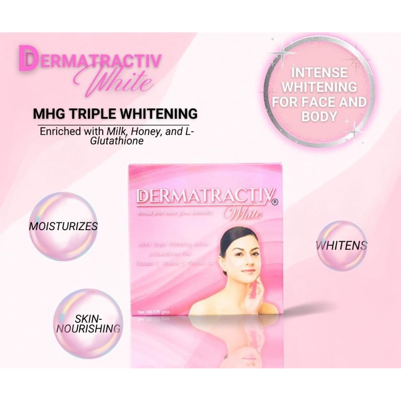 Dermatractiv White with MGH Triple Whitening 125 g | Shopee Philippines