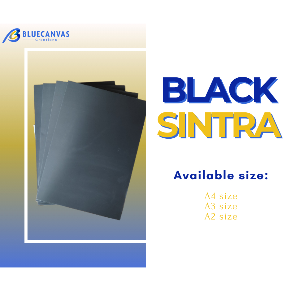 [10pcs] BLACK SINTRA BOARD A4 - 3mm | Shopee Philippines