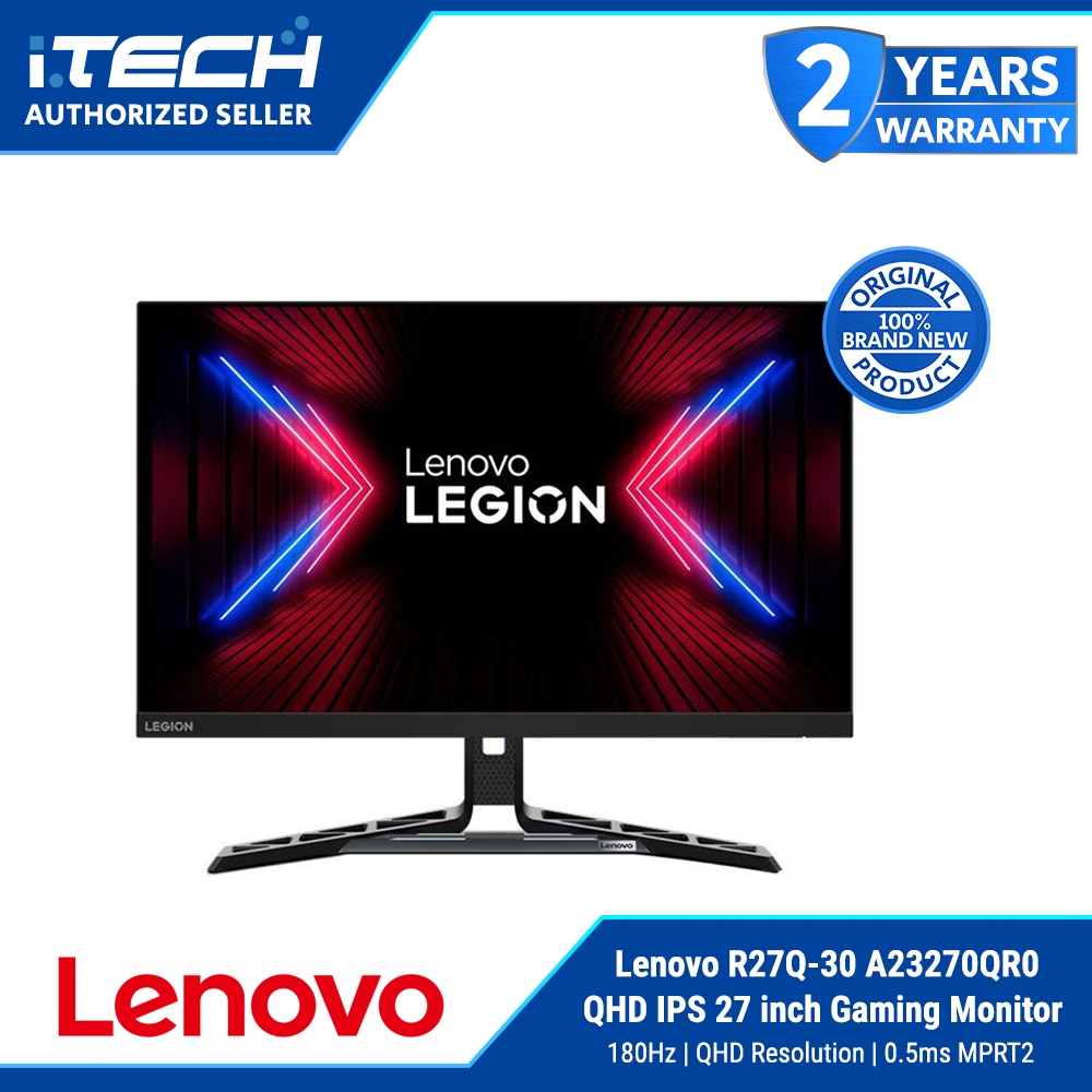 Lenovo R27Q-30 A23270QR0 QHD IPS | 27 inch Gaming Monitor 180Hz | 0.5ms ...