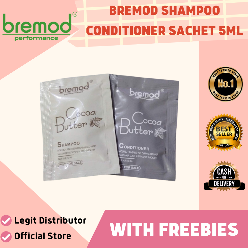BREMOD SHAMPOO CONDITIONER SACHET 5ML | Shopee Philippines