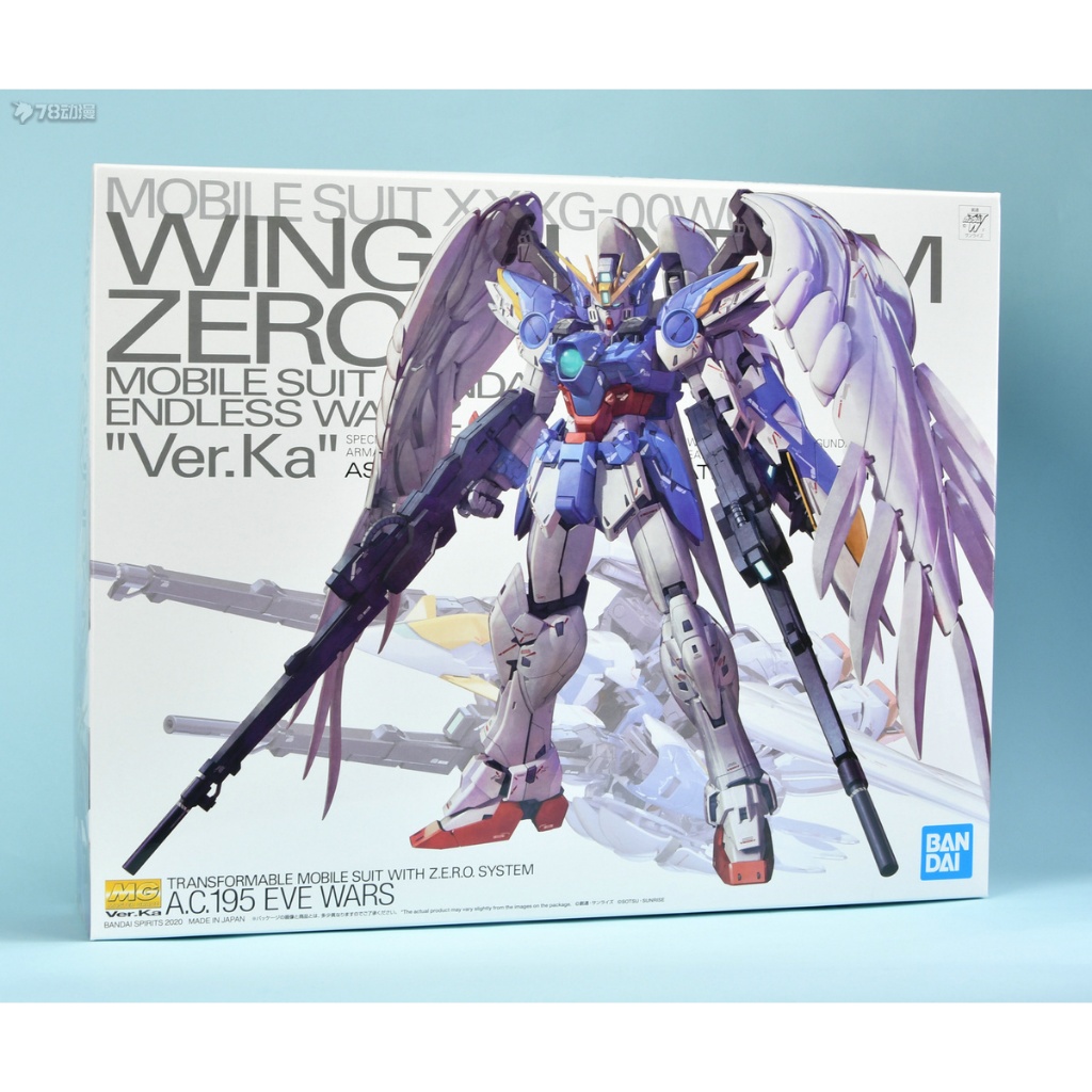 Gundam Anime Model Wing Zero EW Ver. Ka MG 213 Original Bandai ...