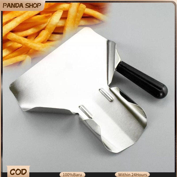 Stainless Steel French Fries Shovel Single Handle French Fries Scoop ...