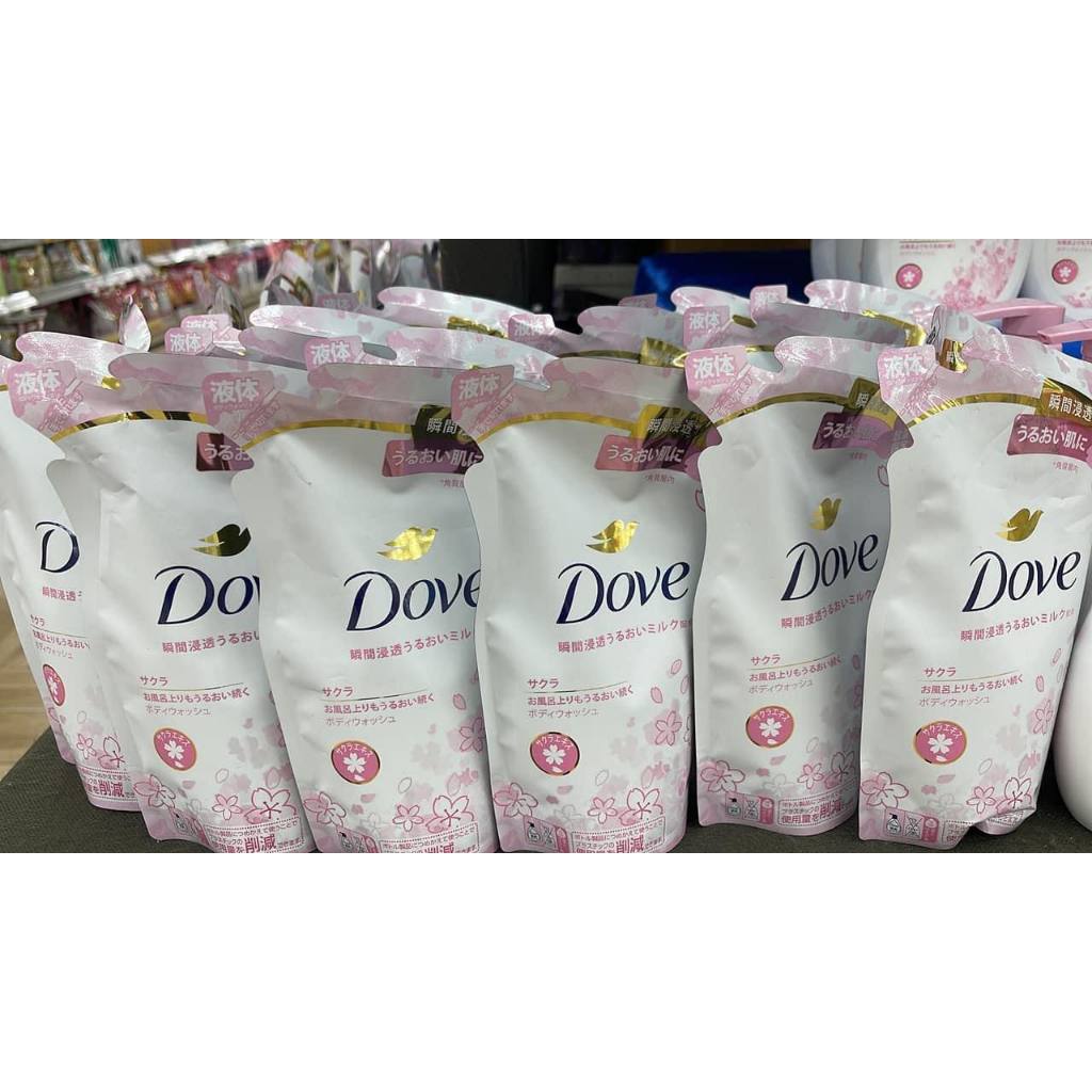 NEW! DOVE URUOI MILK SAKURA BODY WASH 2024! (Refill 330g) Made in Japan. | Shopee Philippines