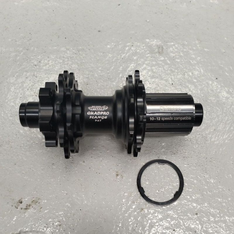Bicycle Rear hub Amoeba quadpro flange DM-874 12x142mm non boost ...