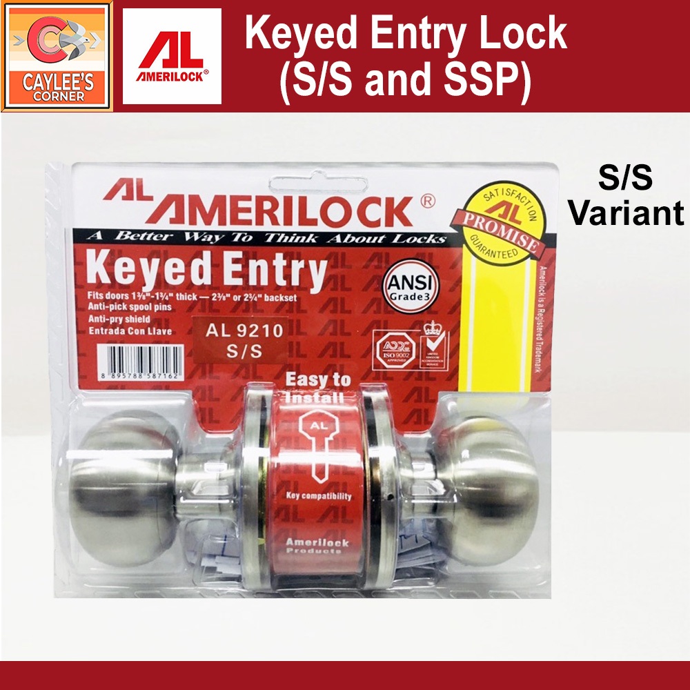 AMERILOCK Keyed Entry Lock AL9210 (2 kinds) | Shopee Philippines