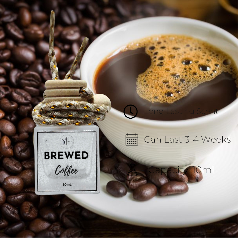 Coffee Brewed Hanging Car Diffuser / Car Scent / Car Perfume | Shopee ...